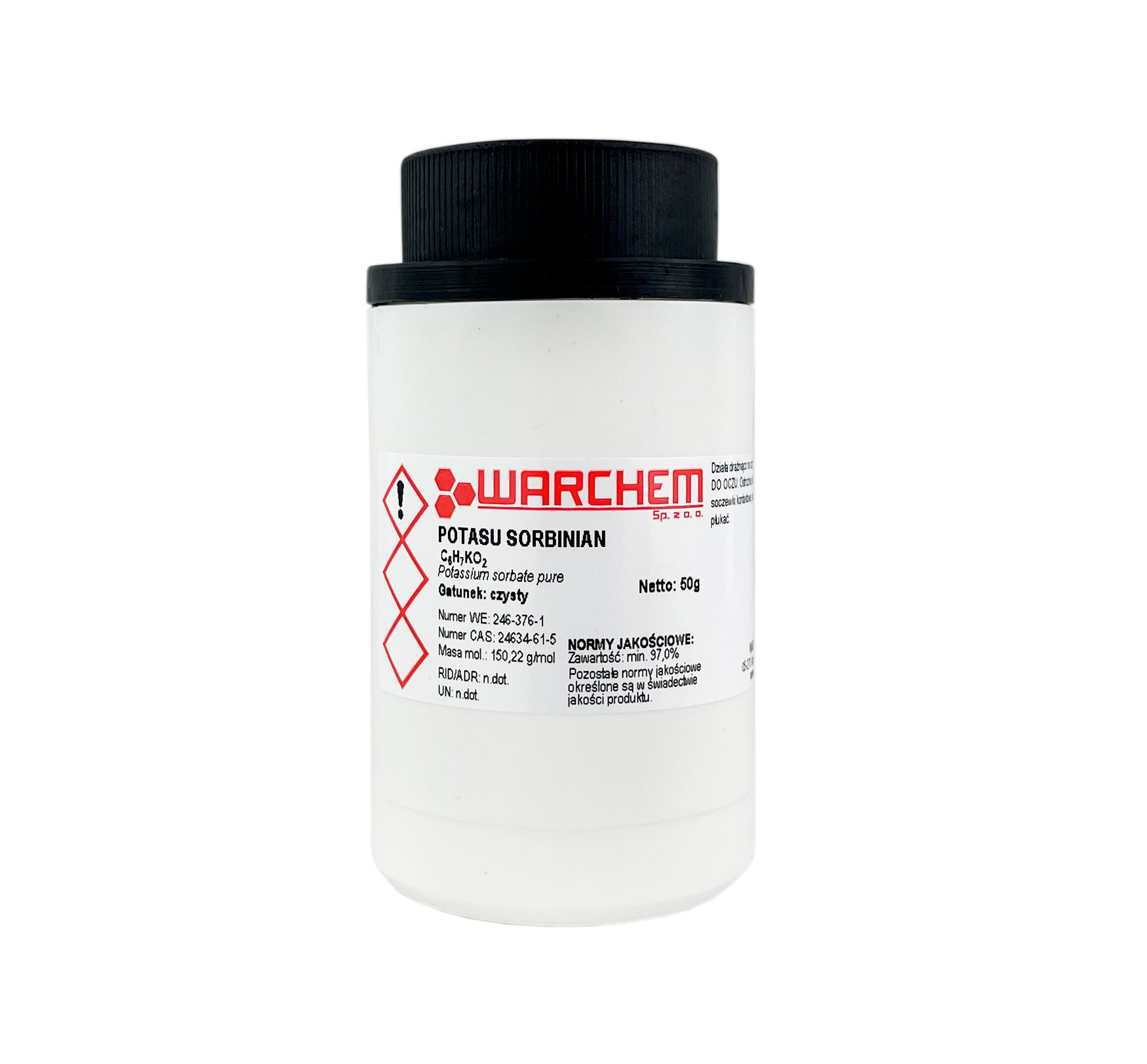 POTASSIUM SORBATE - pure 50g WARCHEM | Biolaboratorium
