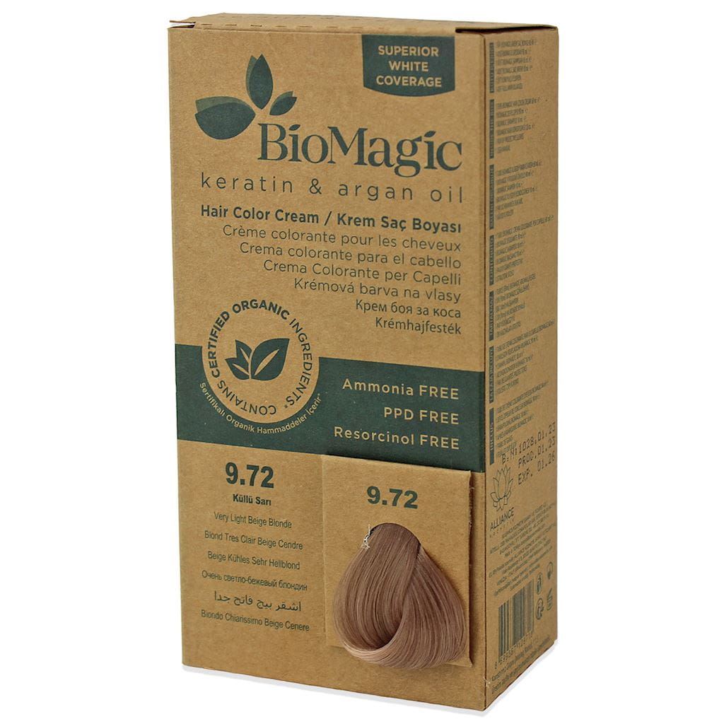 HAARFARBE SEHR HELLES STRANDBLOND (9.72) 250 g - BIOMAGIC | Biolaboratorium