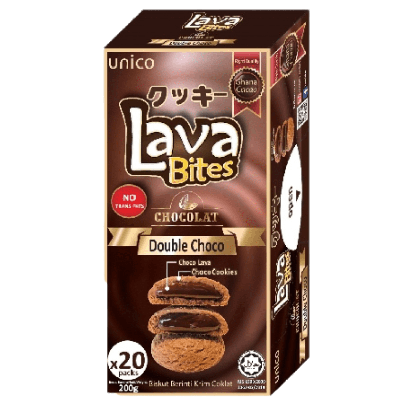 Lava Bites Cookies Double Choco 200 g