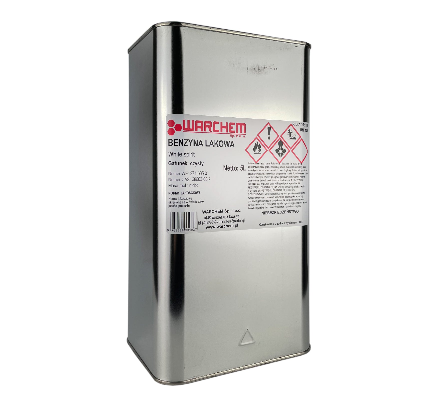 WASHING BENZINE 5L WARCHEM