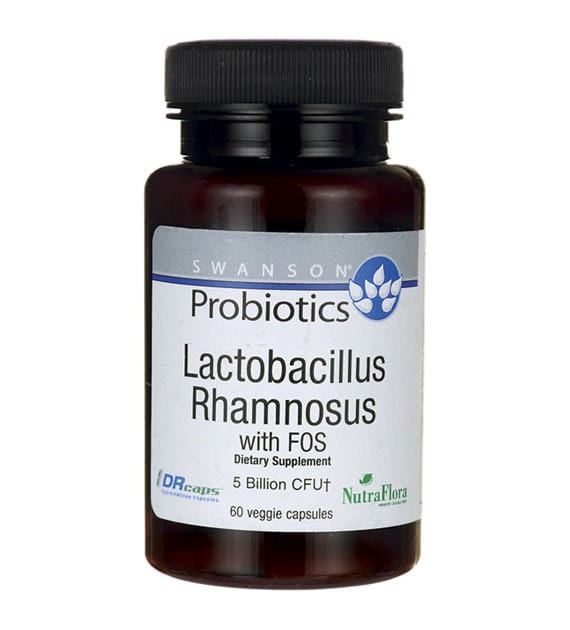 Lactobacillus rhamnosus with fos 5 billion cfu 60 capsules from SWANSO ...
