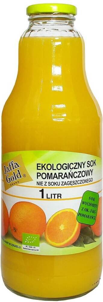 Orange juice ORGANIC 1000 ml - JAFFA GOLD – Biolaboratorium