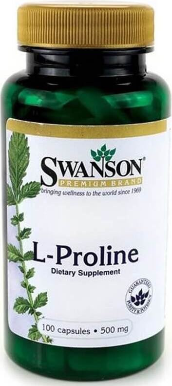 - Prolin L - Prolin 500mg 100 Kapseln von SWANSON – Biolaboratorium
