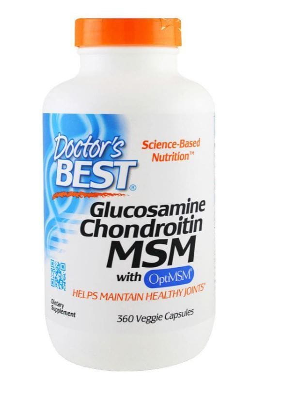 Glucosamin und Chondroitin und MSM 360 DOCTOR'S BEST Kapseln – Biolaboratorium
