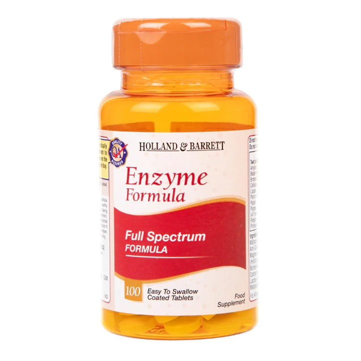 Enzyme Formula 100 tablets HOLLAND & BARRETT – Biolaboratorium