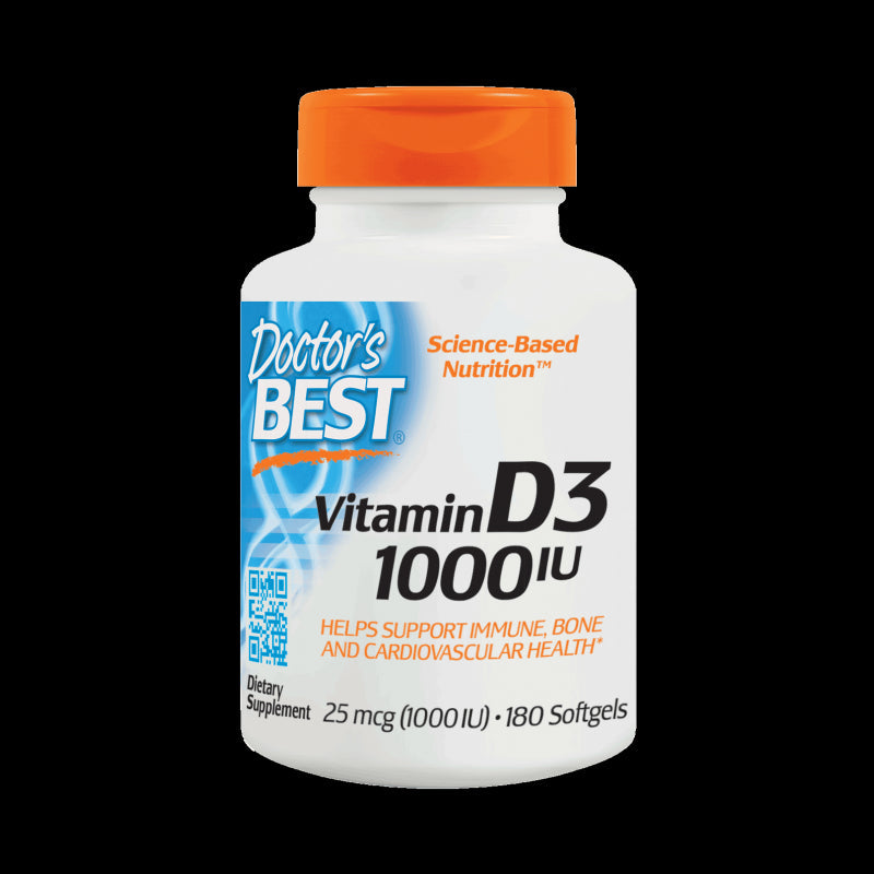 Vitamin D3 25 mcg 180 Kapseln DOCTOR'S BEST – Biolaboratorium