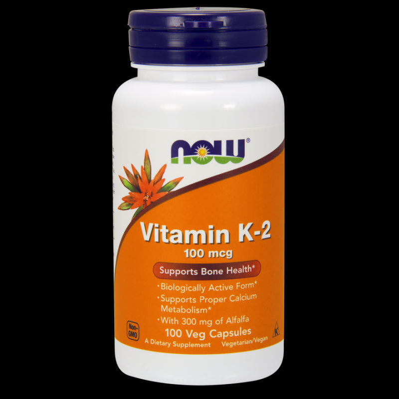 Vitamin K2mk4 100 mcg and Alfalfa 100 capsules NOW FOODS – Biolaboratorium