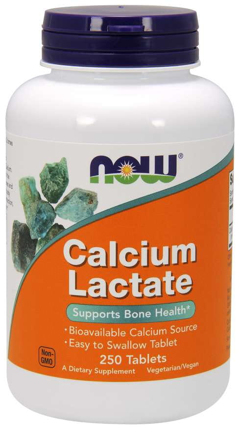 Calciumlactat Calciumlactat 250 Tabletten NOW FOODS – Biolaboratorium