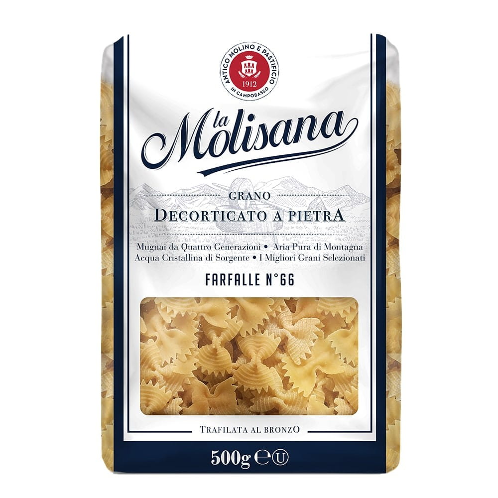 Farfalle Rigate No. 66 Pasta 500g LA MOLISANA – Biolaboratorium