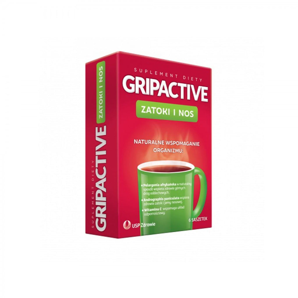 Gripactive Nebenhöhlen und Nase plus 6 Sachets – Biolaboratorium