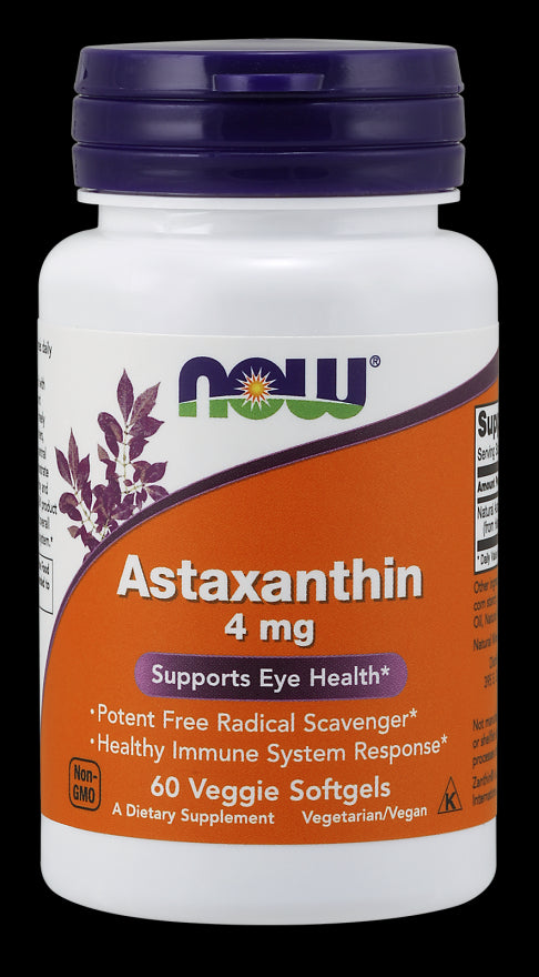 Astaxanthin 4mg 60vsgls. - JETZT NAHRUNGSMITTEL Astaxanthin ...