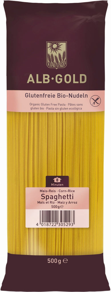 Pasta (corn - rice) gluten-free spaghetti BIO 500 g - ALB GOLD ...