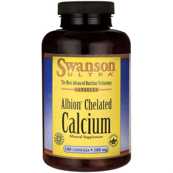 Calcium chelate 180mg albion chelated calcium 180 capsules SWANSON ...